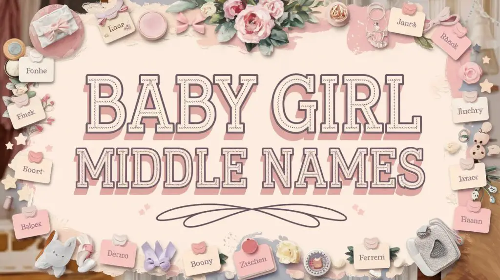 300+ Baby Girl Middle Names with Meanings (Classic, Modern & Unique ...