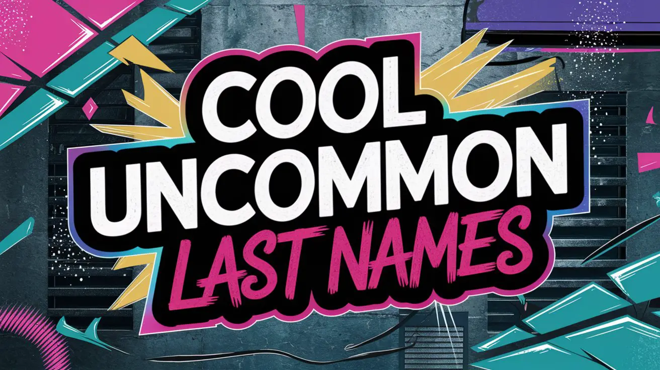 Cool Uncommon Last Names (200+ Rare Surnames)
