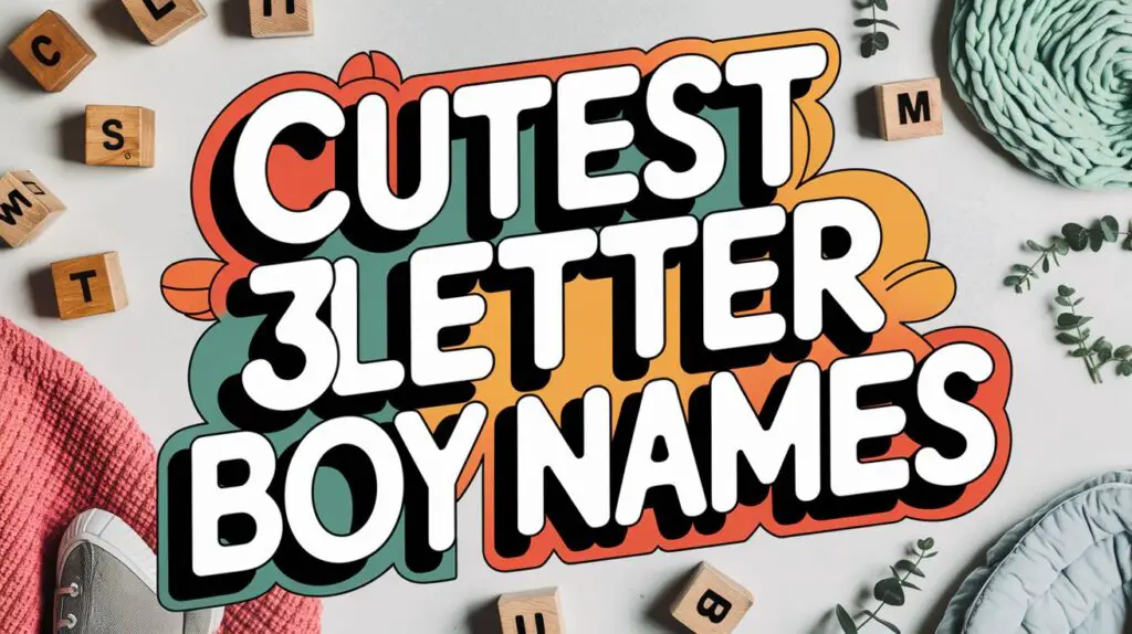 200+ Cutest 3 Letter Boy Names (Short, Sweet, and Perfectly Timeless)
