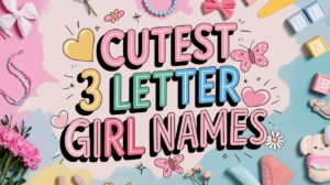 200+ Cutest 3 Letter Girl Names That Pack Maximum Charm in Minimal Letters