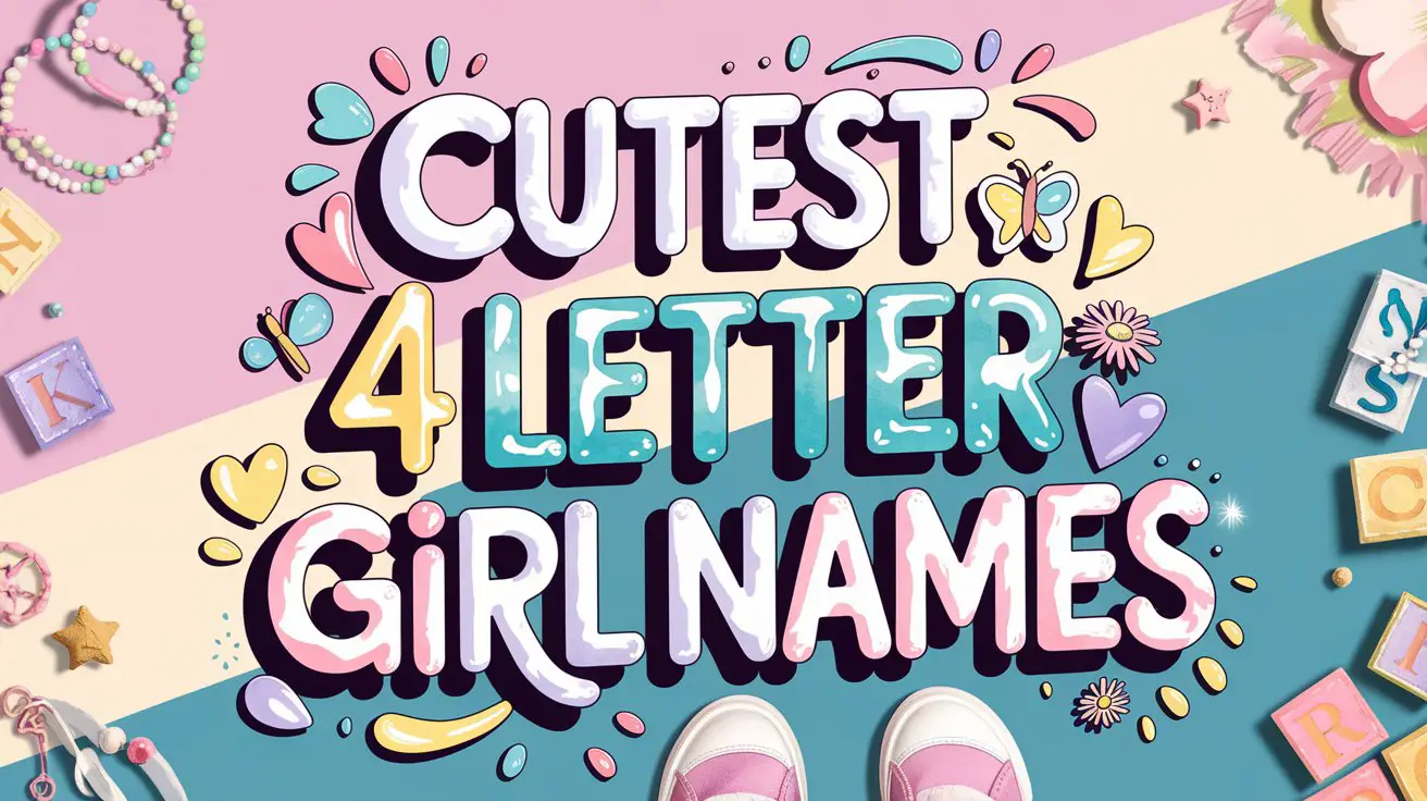 200+ Cutest 4 Letter Girl Names (Short, Sweet & Timeless Picks)