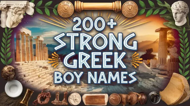 200+ Strong Greek Boy Names (Inspired by Heroes, Gods & History)