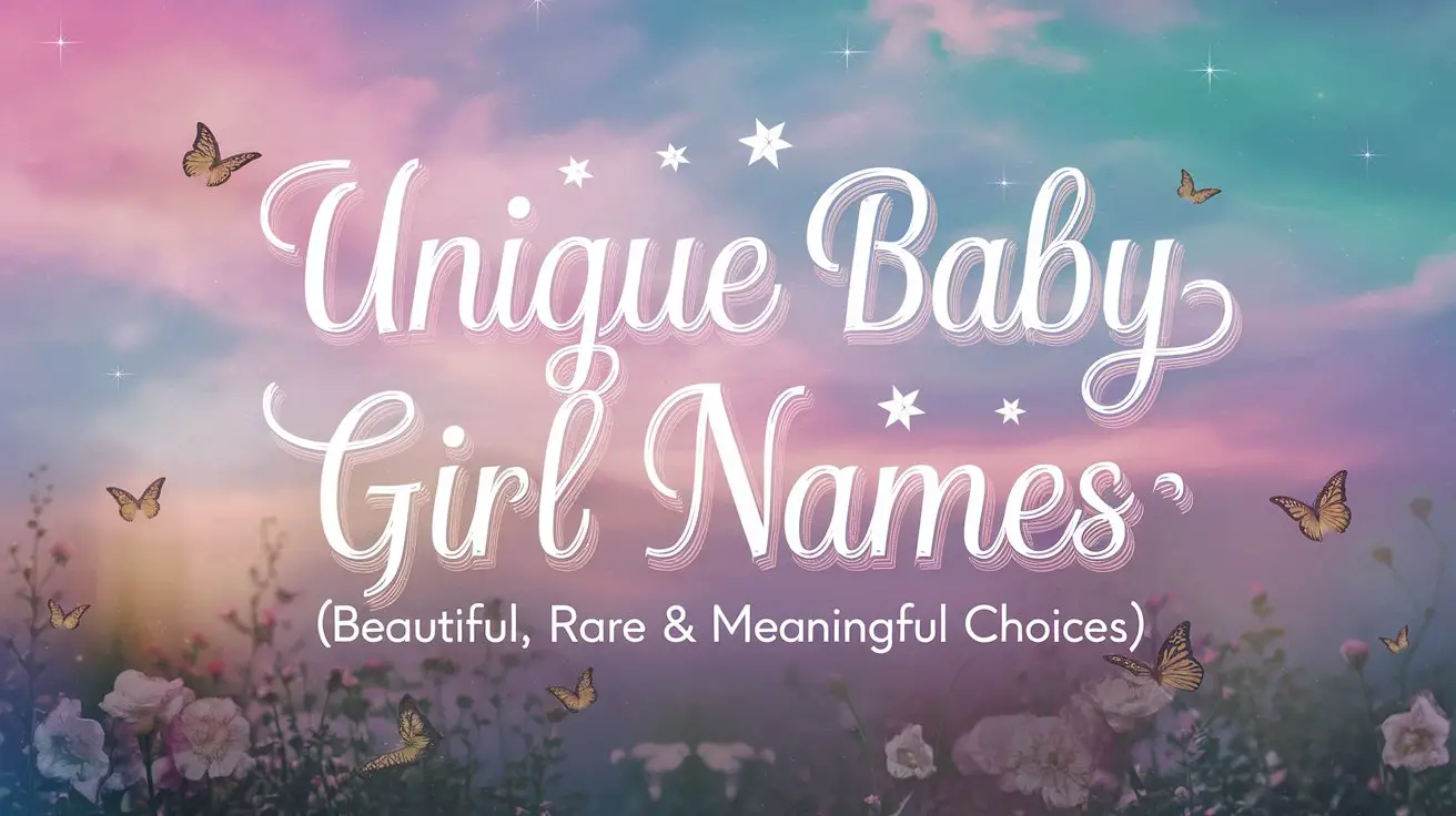 Unique Baby Girl Names (300+ Beautiful, Rare & Meaningful Choices)