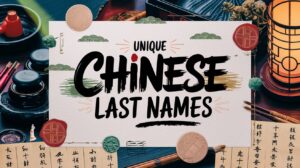 200+ Unique Chinese Last Names (Meanings, Origins, and Cultural ...