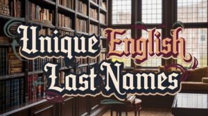200+ Unique English Last Names (with Rich Heritage and Meaning)