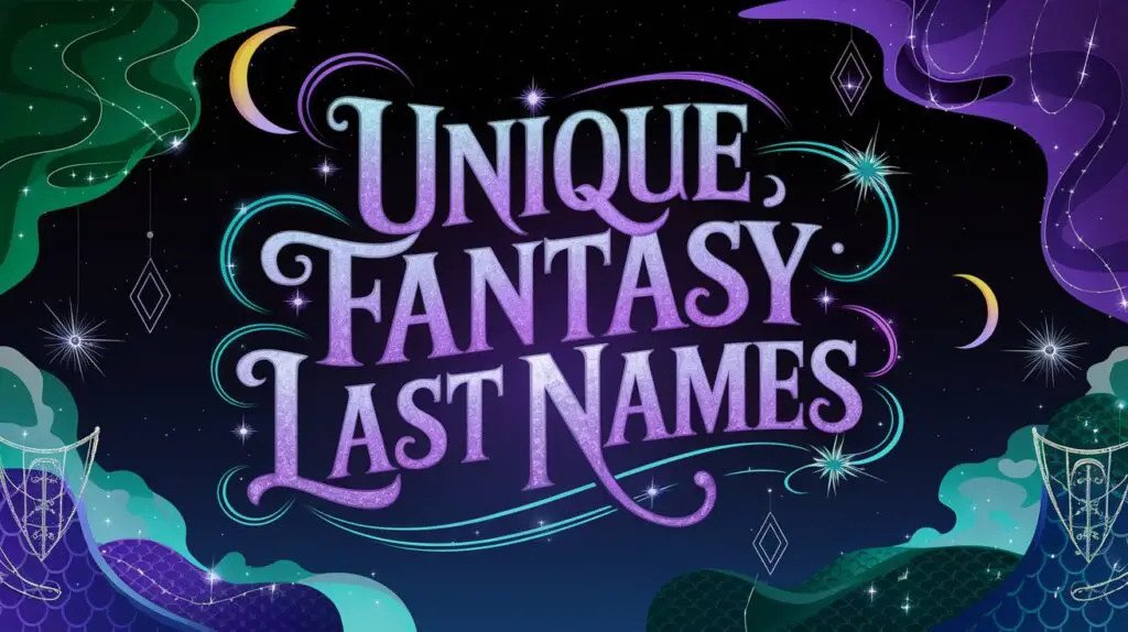 200+ Unique Fantasy Last Names (for Writers, Gamers & Worldbuilders)