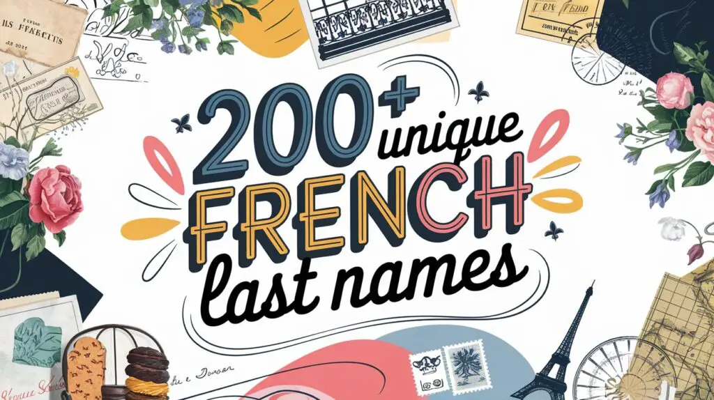 200+ Unique French Last Names (with Meanings and Origins)