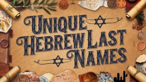 200+ Unique Hebrew Last Names (Rich History and Meanings)