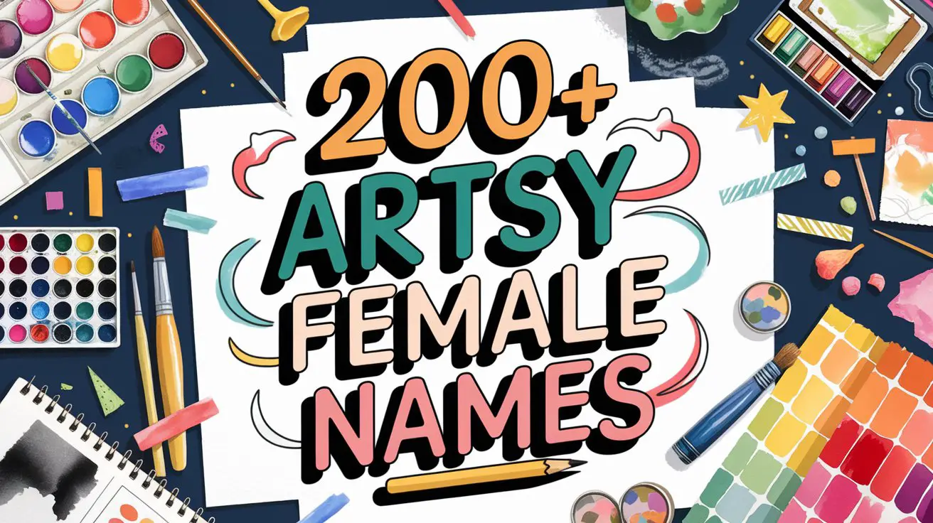 200+ Artsy Female Names (Creative & Bohemian Names for Your Little Artist)
