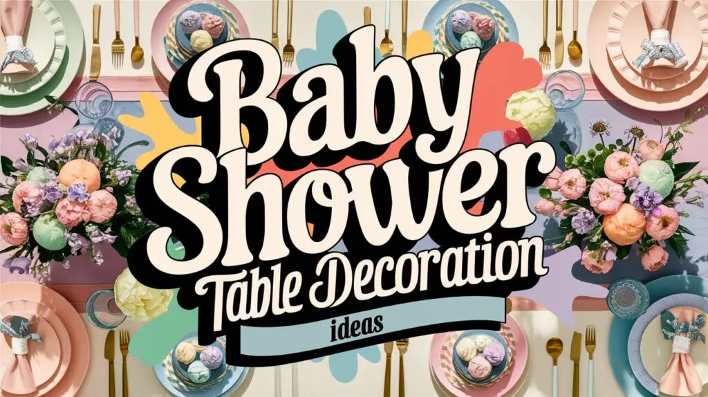 Baby Shower Table Decoration Ideas: 15 Stunning Setups That'll Wow Your ...