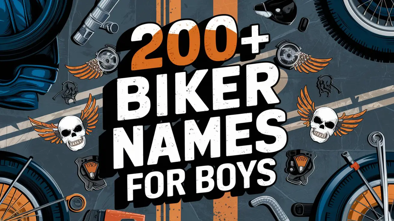 200+ Biker Names For Boys (Tough, Rebellious & Road-Ready Choices)