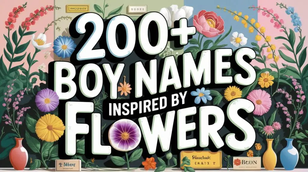 200+ Boy Names Inspired By Flowers (Beautiful Botanical Names)