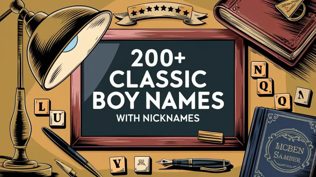 200+ Classic Boy Names With Nicknames (Timeless Choices That Never Go ...