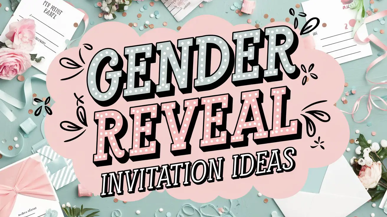 Gender Reveal Invitation Ideas: 15 Creative Ways to Announce Your Big ...