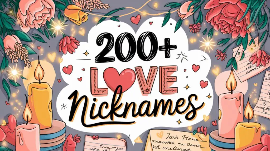 Love Nicknames (200+ Romantic, Cute, and Unique Options)