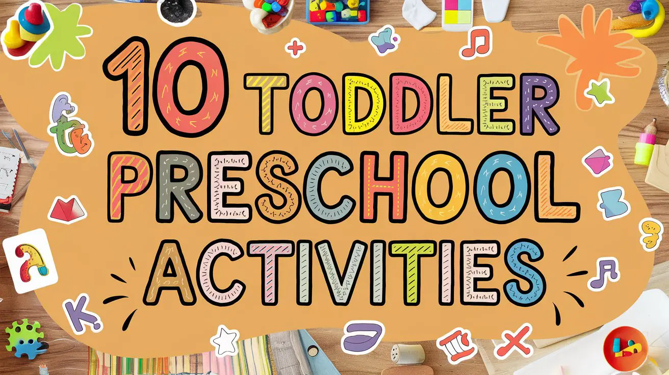 Toddler Preschool Activities: 10 Simple Ideas That Actually Keep Little ...